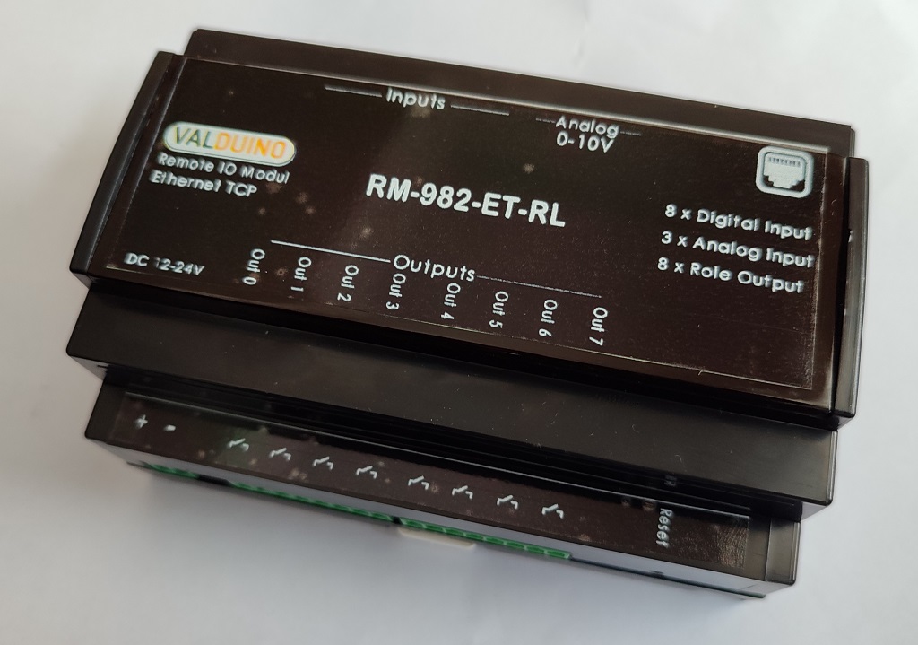 ValDuino RM-982-ET-RL Remote IO modül | Valerm Mühendislik